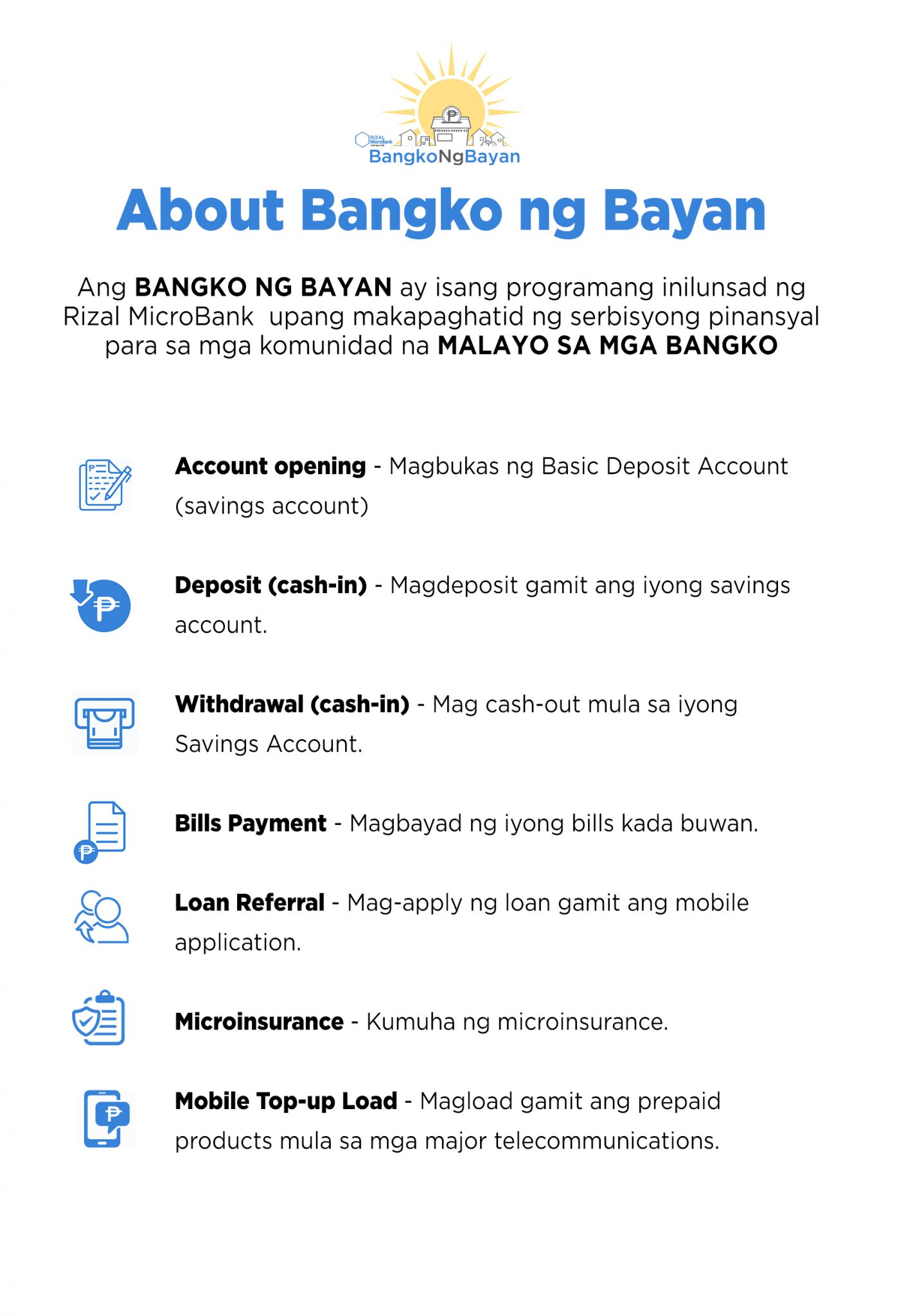 About Bangko Ng Bayan – Rizal MicroBank